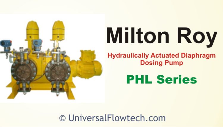 PHL Series - Hydraulically Actuated Diaphragm Metering Pump - Universal ...